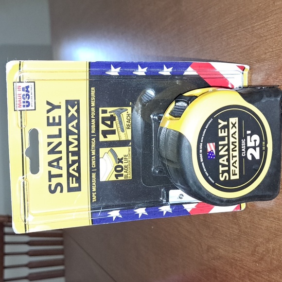 Stanley | Other | Stanley Fatmax Classic 25 Tape Measure Yellow And ...